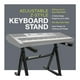 Knox Gear Z-Style Adjustable Keyboard Stand - Sturdy Height & Width Adjustable - Walmart.com