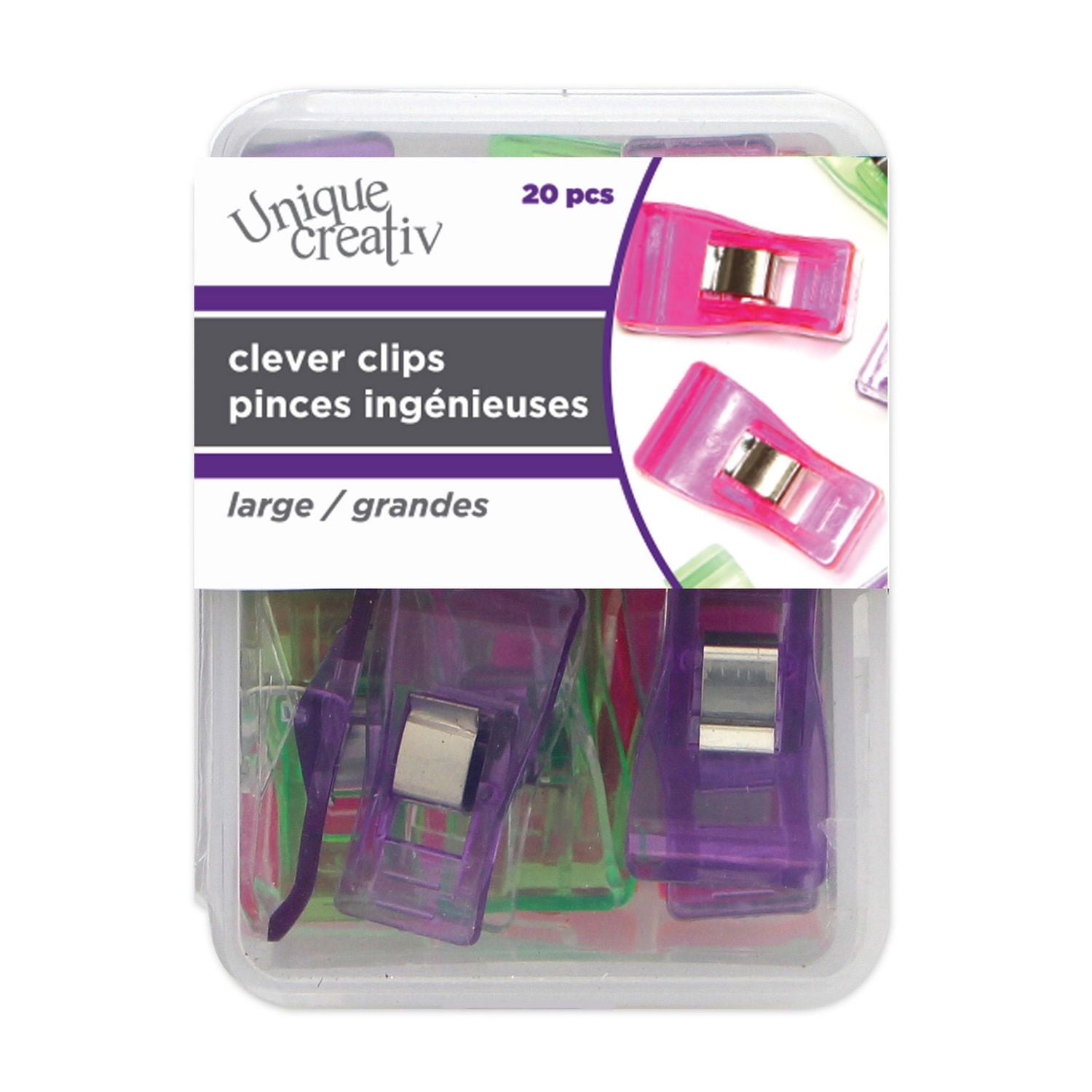 Click here for Unique Creativ Large Clever Clips - Fabric Holding... prices