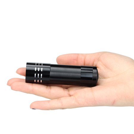UV Flashlight 9LED Mini Aluminum UV Ultraviolet Ultraviolet Flashlight ...