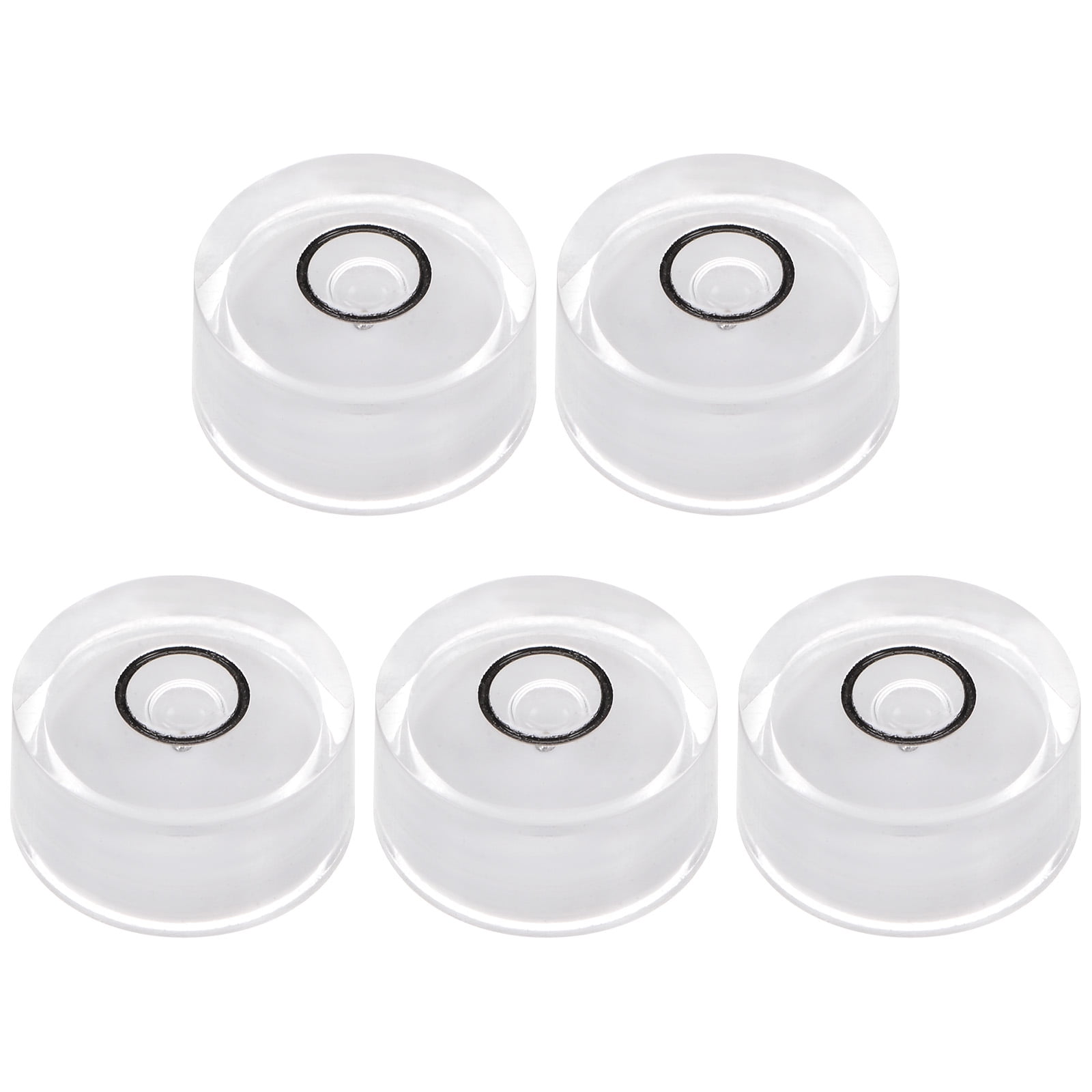 5 Packs Round Bubble Level 18x9mm Mini Circular Bullseye Spirit Levels ...