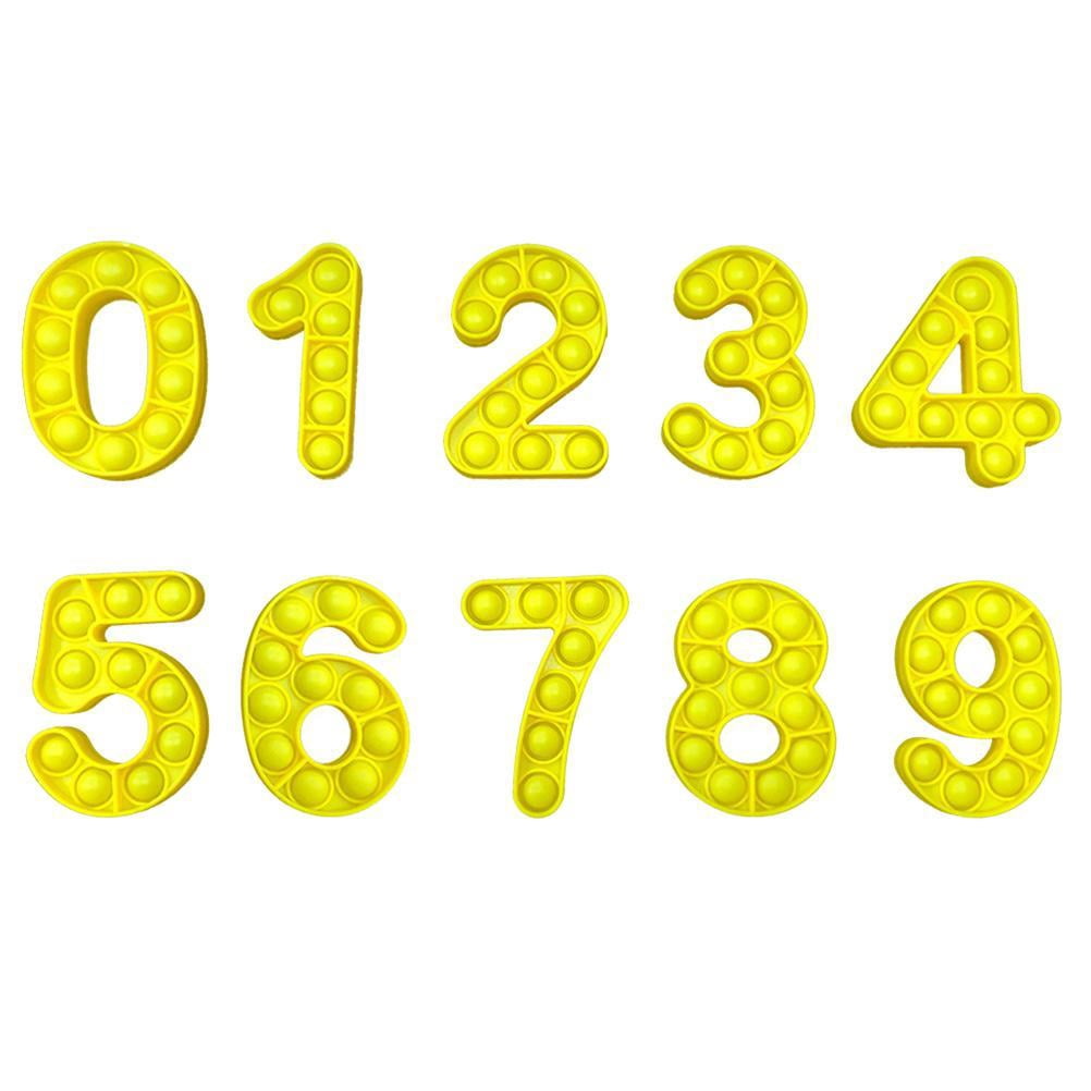 TureClos Number Shaped Decompressing Toy Set Fidget Pack Cheap Digital ...