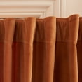 SAFAVIEH Jiana Glam Rust Solid Tab Top Blackout Curtains, 52" x 84 ...