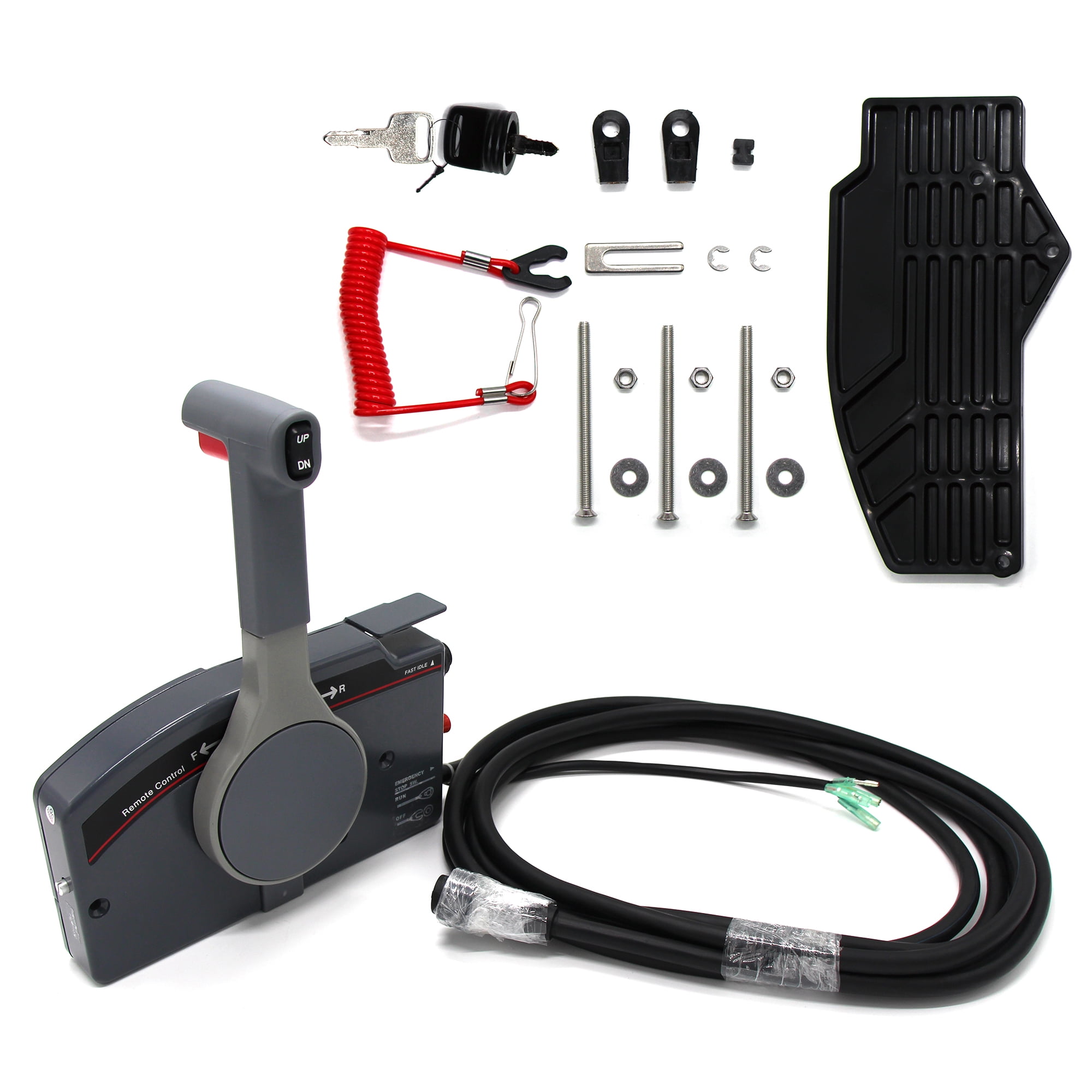 Outboard Remote Control Box, Side Control With Trim and Tilt Switch ...