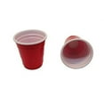 2oz Mini Red Disposable Cups (100 ct) Great for Parties, Picnics ...