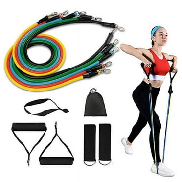 BalanceFrom Resistance Loop Exercise Bands with Exercise Cards and ...