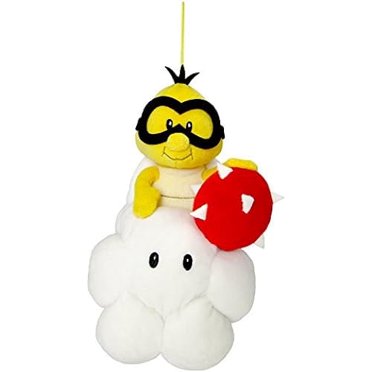 Super Mario Dry Bowser King Grey 10" Plush & Dry Bowser Jr Grey 7 ...