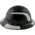 DAX Fiberglass Composite Hard Hat - Full Brim Black with Reflective ...