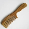 Marainbow Handmade Wooden Sandalwood Wide Tooth Wood Comb Natural Head ...