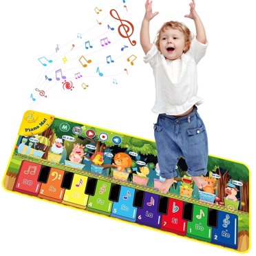 "Kidzlane Interactive Dance Mat - Game Toy for Kids - Musical Piano Mat ...