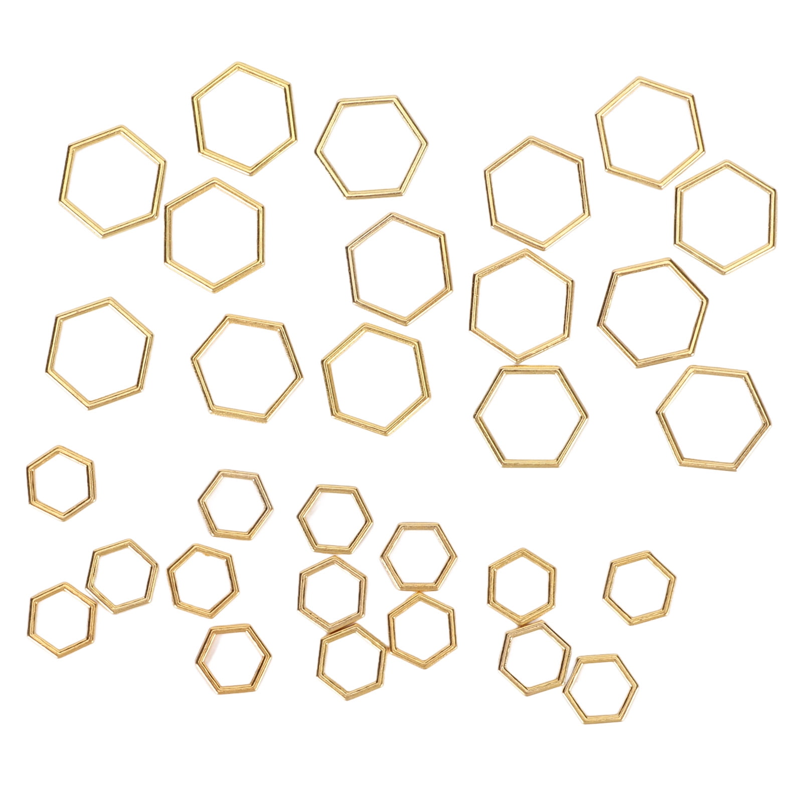 Click here for Dewin Metal Stitch Marker Rings 30pcs Hexagonal Kn... prices