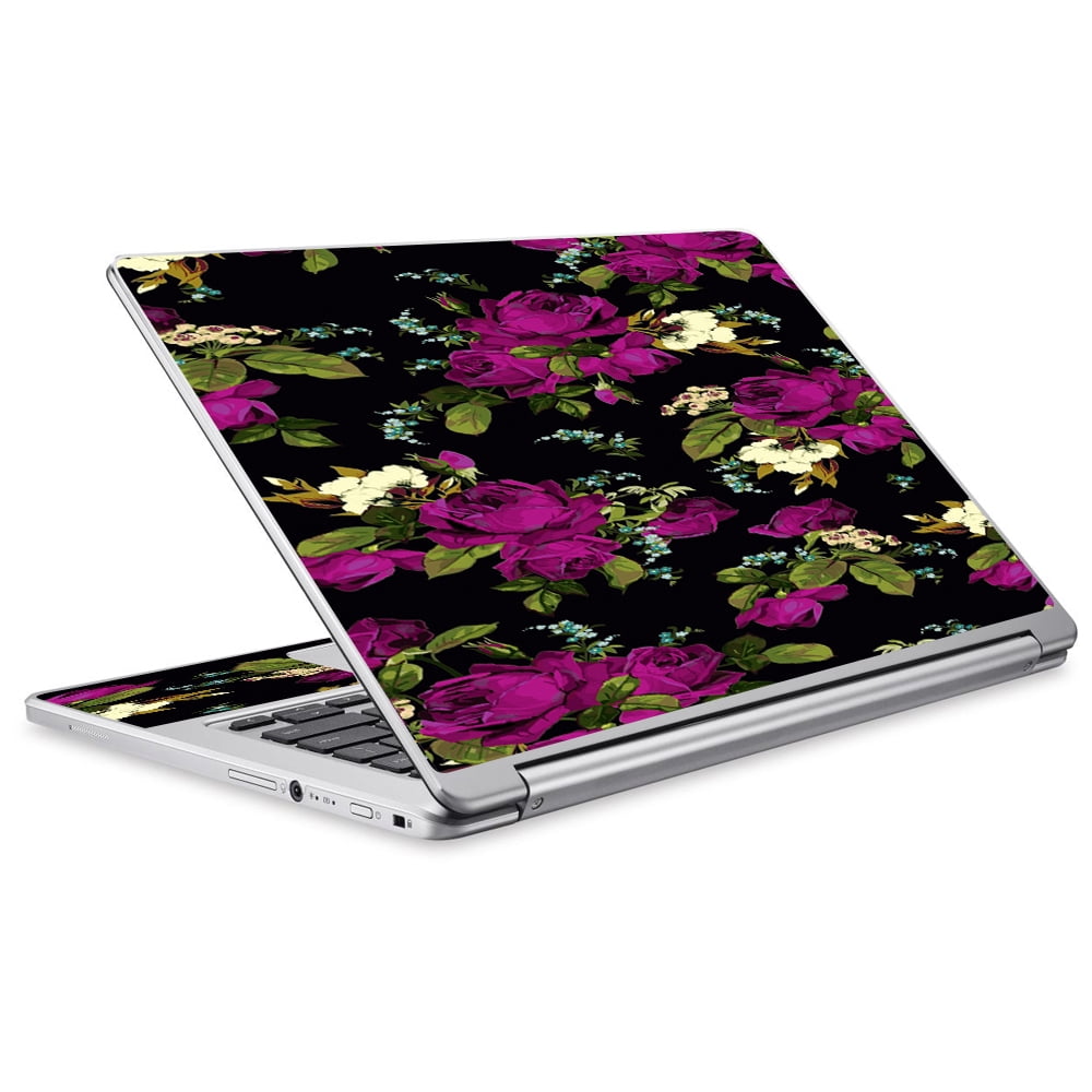 Skins Decals For Acer Chromebook R13 Laptop Vinyl Wrap / Rose Floral ...