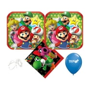 7" Super Mario Party Paper Square Plate, 8ct - Walmart.com
