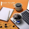 Black Desktop Accessories Set, Assorted Desk Organizer Kit Including ...