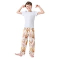 Boys Girls Pajama Pants Soft Sleep Pants with Pockets Elastic Waist ...