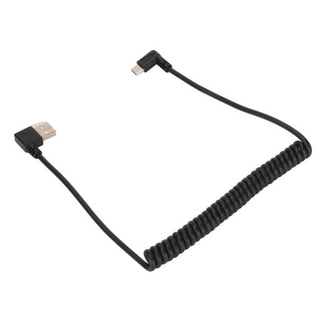 Type C To USB 2.0 Spiral Coiled Cable, Telescopic Coiled USB C Cable ...