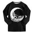 Boys Long Sleeve Cartoon Print Pajamas Outfits Pullover Sweatshirt and ...