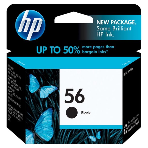 HP 56 Black Original Ink Cartridge (C6656AN) - Walmart.ca