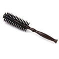Small Round Hair Brush for Blow Drying Soft , Wooden Handle - Walmart.com
