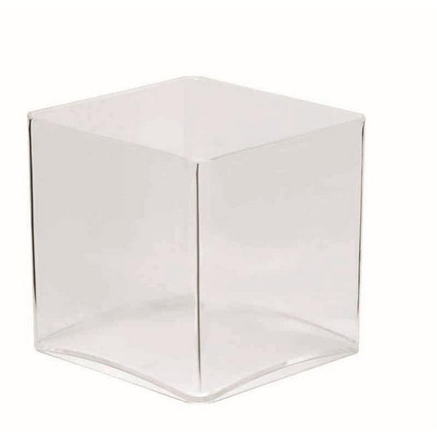 Clear Plastic Cube 1 Decoration - Walmart.com