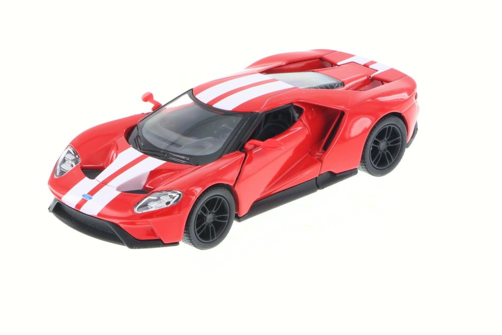2017 Ford GT, Red - Kinsmart 5391DF - 1/38 Scale Diecast Model Toy Car ...