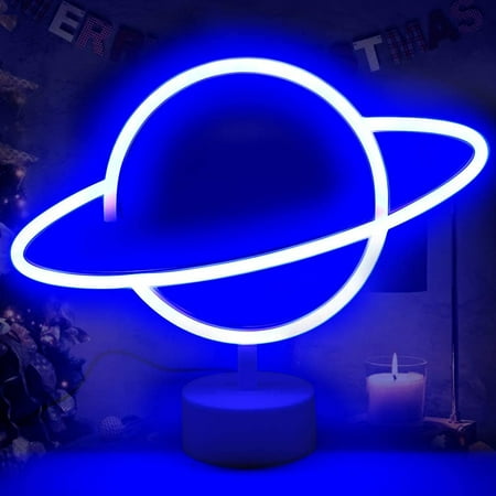 Blue Planet Neon Led Light for Kids LED Neon Decorative Lights Battery ...