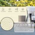 3'x10' Butter Cream Balcony Privacy Screen Fence Windscreen Cover ...
