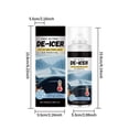 Fast Acting Ice Spray, 100Ml Ice & Snow Melting Spray For Car ...
