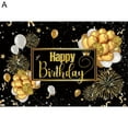 JANGSLNG Happy Birthday Backdrop Background Cloth Photo Props Party ...