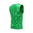 Djtdsds Girls' Solid Color Grid Sequin Sleeveless Tank Top for Dance ...