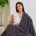 3D Geometric Patterns Blanket, Soft Cozy Fluffy Warm Hand Made Throw ...