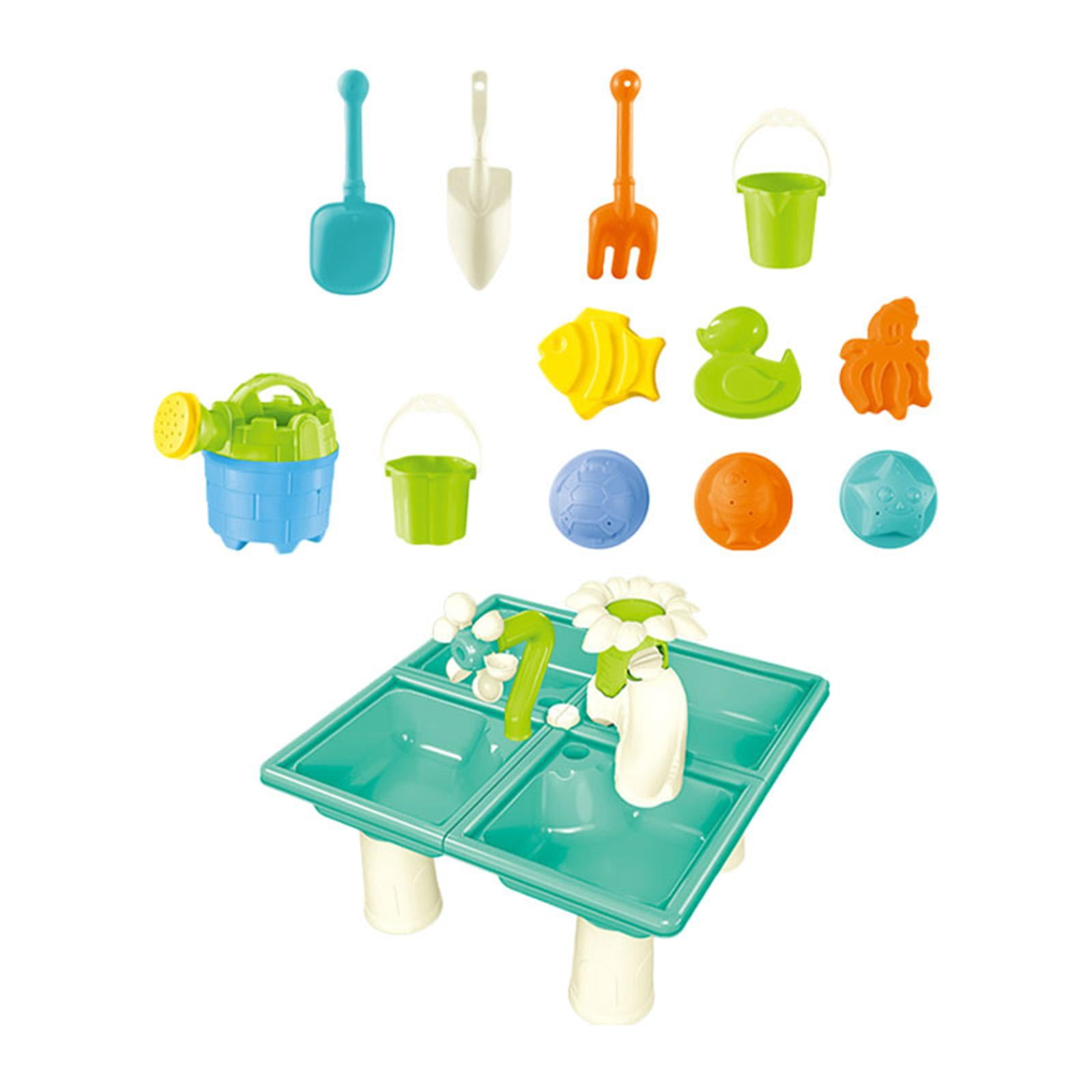 13x Sandbox Table for Outdoor Activity Multicolor for Outside Beach ...