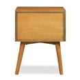 Edgemod Dorsey Acacia Wood Finish Night Stand with Drawer - Walmart.com