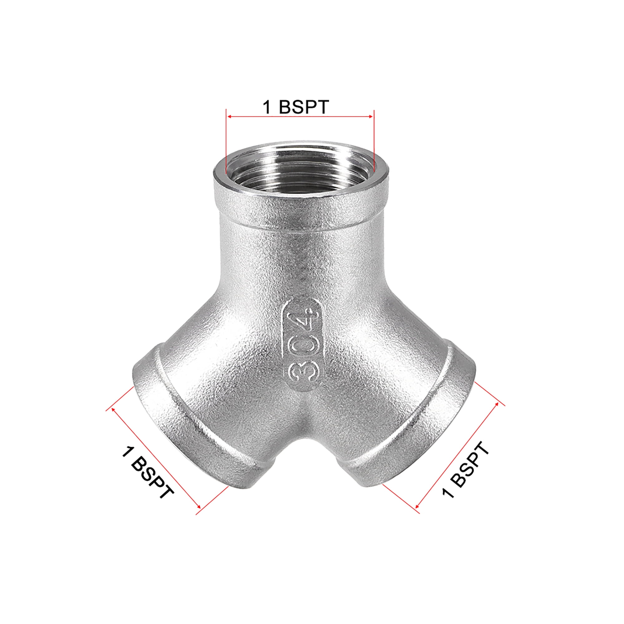 Buy Stainless Steel 304 Cast Pipe Fitting,1 BSPT Female,Class 150,Y ...