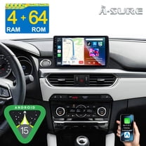 Asure 12.3" Android 15 Radio 4+64GB Car Stereo for Smart Fortwo lll ...