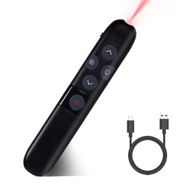 Kavalan Aluminum 2.4G Rechargeable Wireless Presenter, Remote Clicker ...