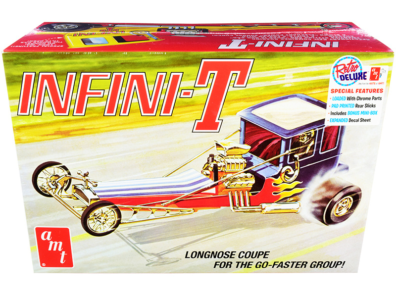 Skill 2 Model Kit InfiniT Custom Dragster 125 Scale Model by AMT ...