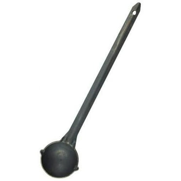 DOIT Cast Iron Ladle, 3-inch and 2.5-inch Cup, Lead Pouring for Molds ...