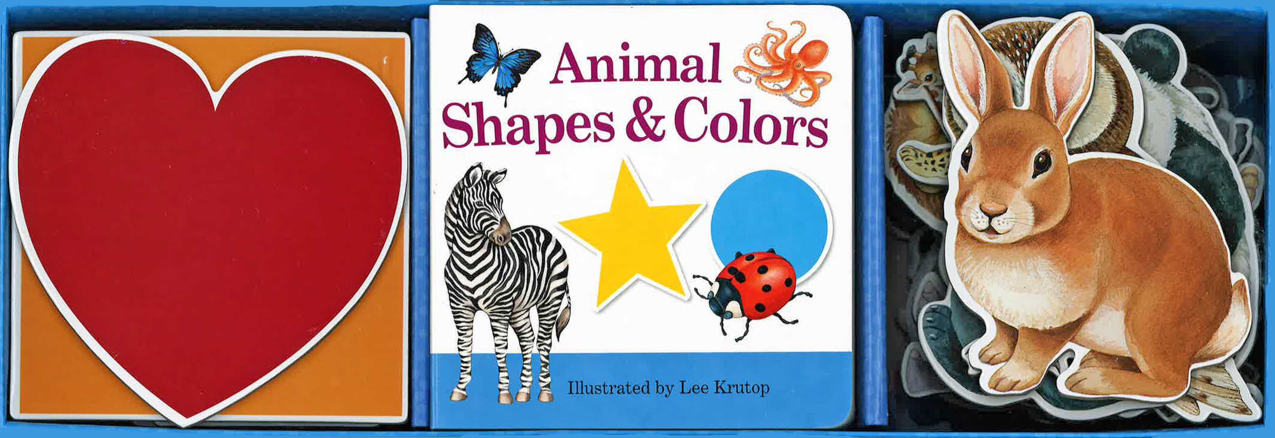 Animal Shapes & Colors Book & Learning Play Set - Walmart.com