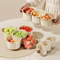 360 Rotating Fruit and Vegetable Storage Box, Nut Bowl Rotating ...