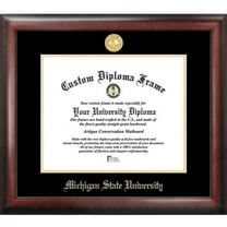 Michigan State 8.5" x 11" Gold Embossed Diploma Frame - Walmart.com