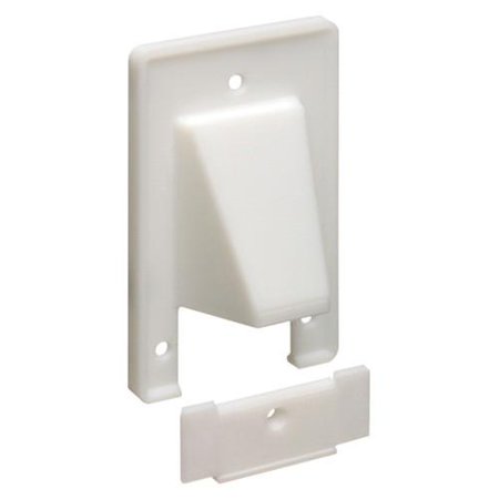 Arlington Reversible 2-Piece Low-Voltage Cable Access Plate, 1-Gang ...