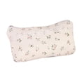 Fresh Floral Canvas Pencil Case, 7.87x1.57x3.93in Large Capacity ...