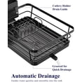 Dish Drying Rack for Kitchen Counter, Stainless Steel Sink Organization ...