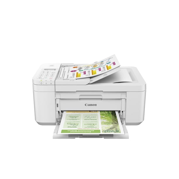 Canon PIXMA TR4723 Wireless Color All-in-One Inkjet Printer, White ...