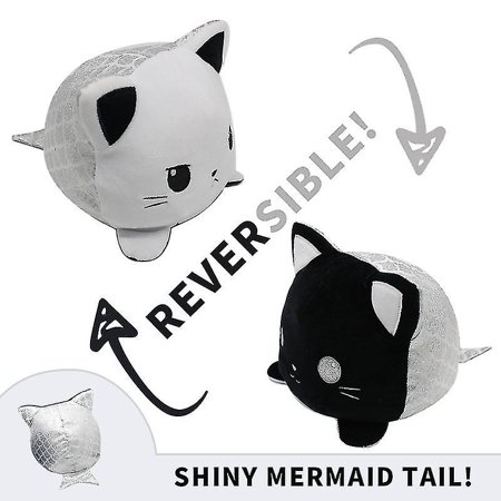 Reversible Animal Plushie Double-sided Flip Doll Show Mood Toy ...