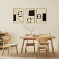 Singg Black & Beige Brush Stroke Canvas Wall Art Set,Minimalist ...
