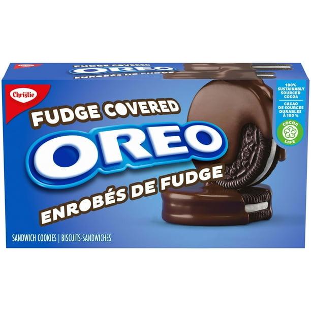 OREO Fudge Covered Sandwich Cookies Chocolate Sandwich Cookies, 224 g ...