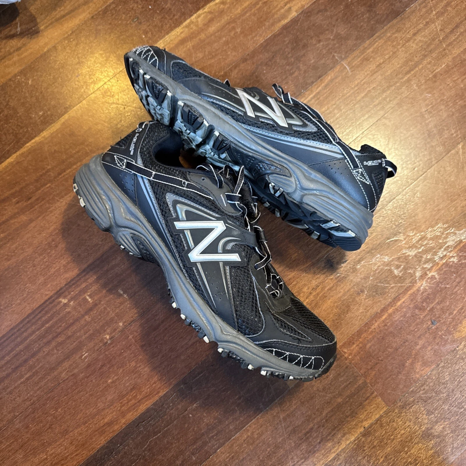 New Balance 411 All Terrain Shoes Size 12 MT411BS2 Mens Black Trail ...