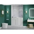 Swcorp Jacuzzi Soaking Walk-In Bathtub, Right Drain, Air & Whirlpool ...