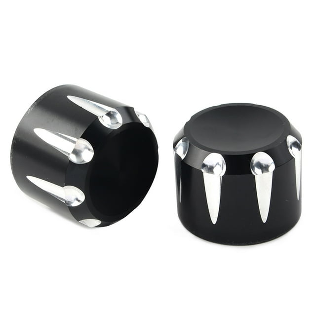 NS Motorcycle Front CNC Axle Nut Cover Bolt Cap for Harley Touring ...